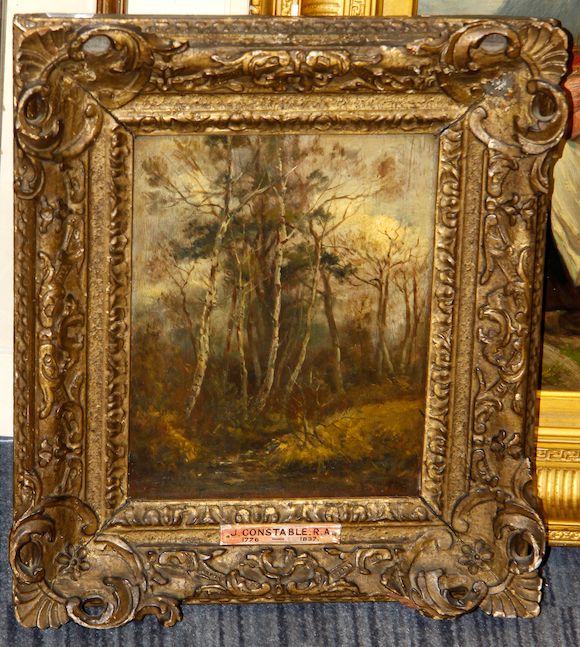 Bonhams : Manner of John Constable Study of trees