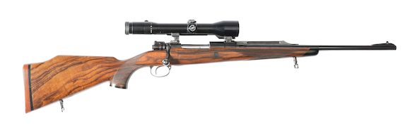 Bonhams : A fine .338 (Win. Mag) sporting rifle by Dumoulin, no. 12732B