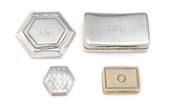 Bonhams : A George III silver patch box by John Thornton, Birmingham ...