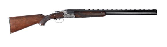 Bonhams : A 12-bore (2¾in) 'Coral Deluxe' over-and-under ejector gun by ...