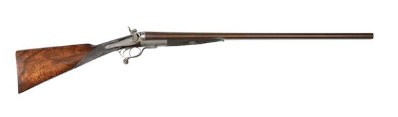 Bonhams : A fine 10-bore hammer gun by Maloch & Michie