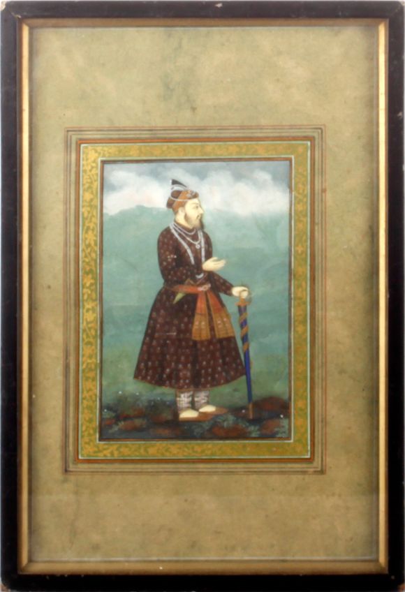 Bonhams : A set of three Indian miniatures Delhi, 20th century