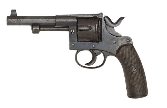 Bonhams : A Dutch Officer's 9.4MM 1891 Model Six-Shot Centre-Fire Revolver