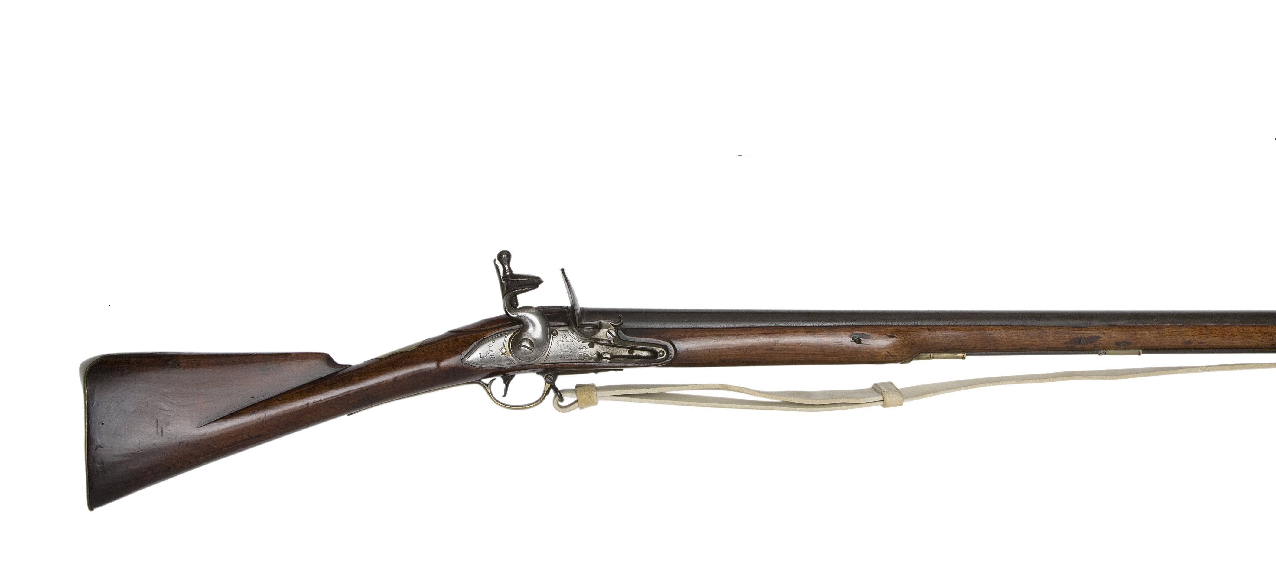 Bonhams : A 10-Bore Flintlock Short Land Pattern Volunteer Musket