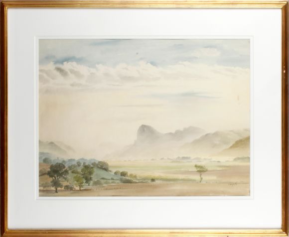 Bonhams : Roland Vivian Pitchforth (British, 1895-1982) Highland landscape