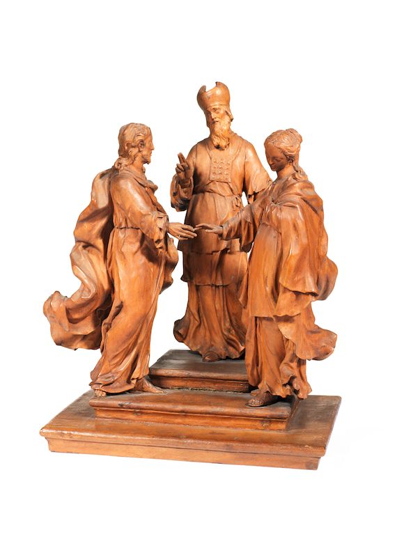 Bonhams : Giovanni Giuliani (Italian, 1663-1744) A finely carved ...