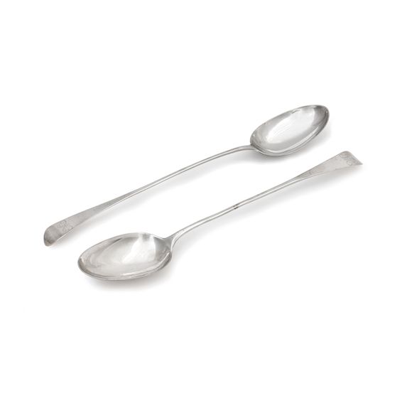 Bonhams : A pair of silver gravy spoons by Alexander Gairdner ...