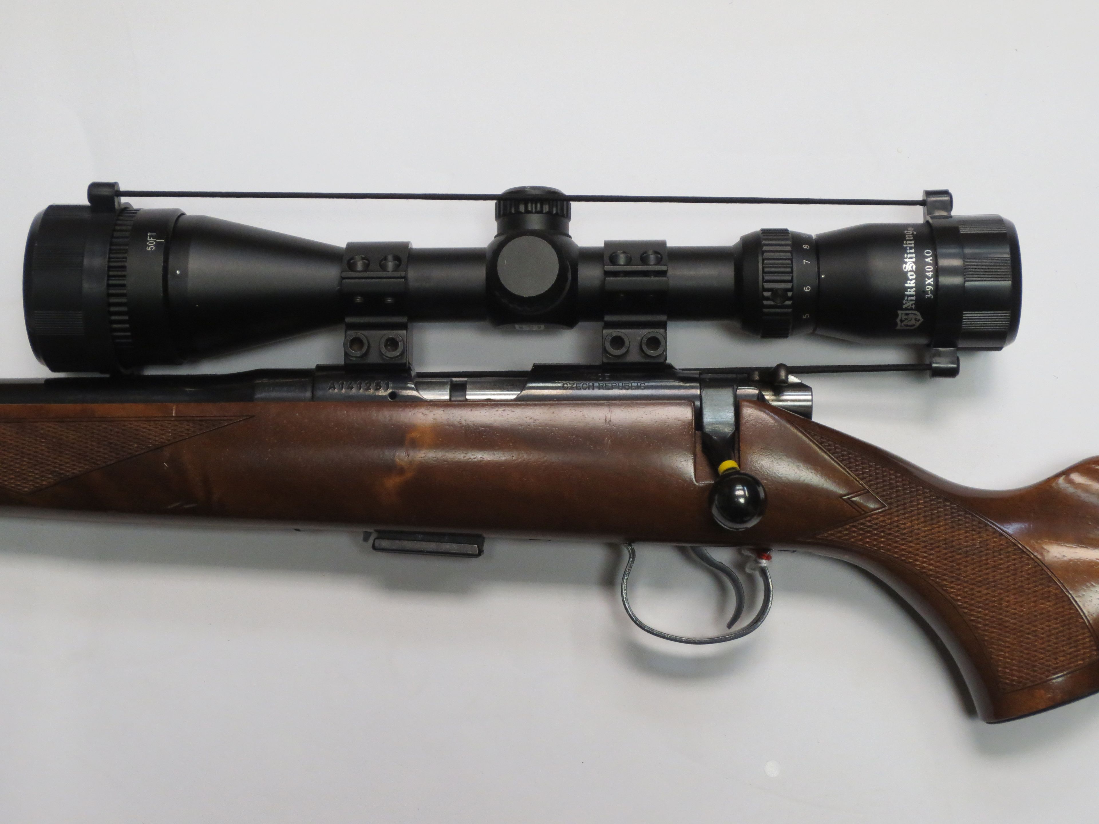 A left-handed .22 (L.R.) 'Model 452-2EZKM' sporting rifle by C.Z., no ...