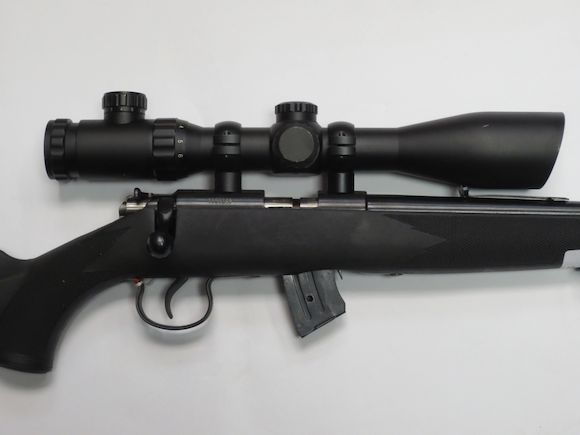 Bonhams : A .22 (L.R.) 'Hunter' rifle by Puma, no. 1050249