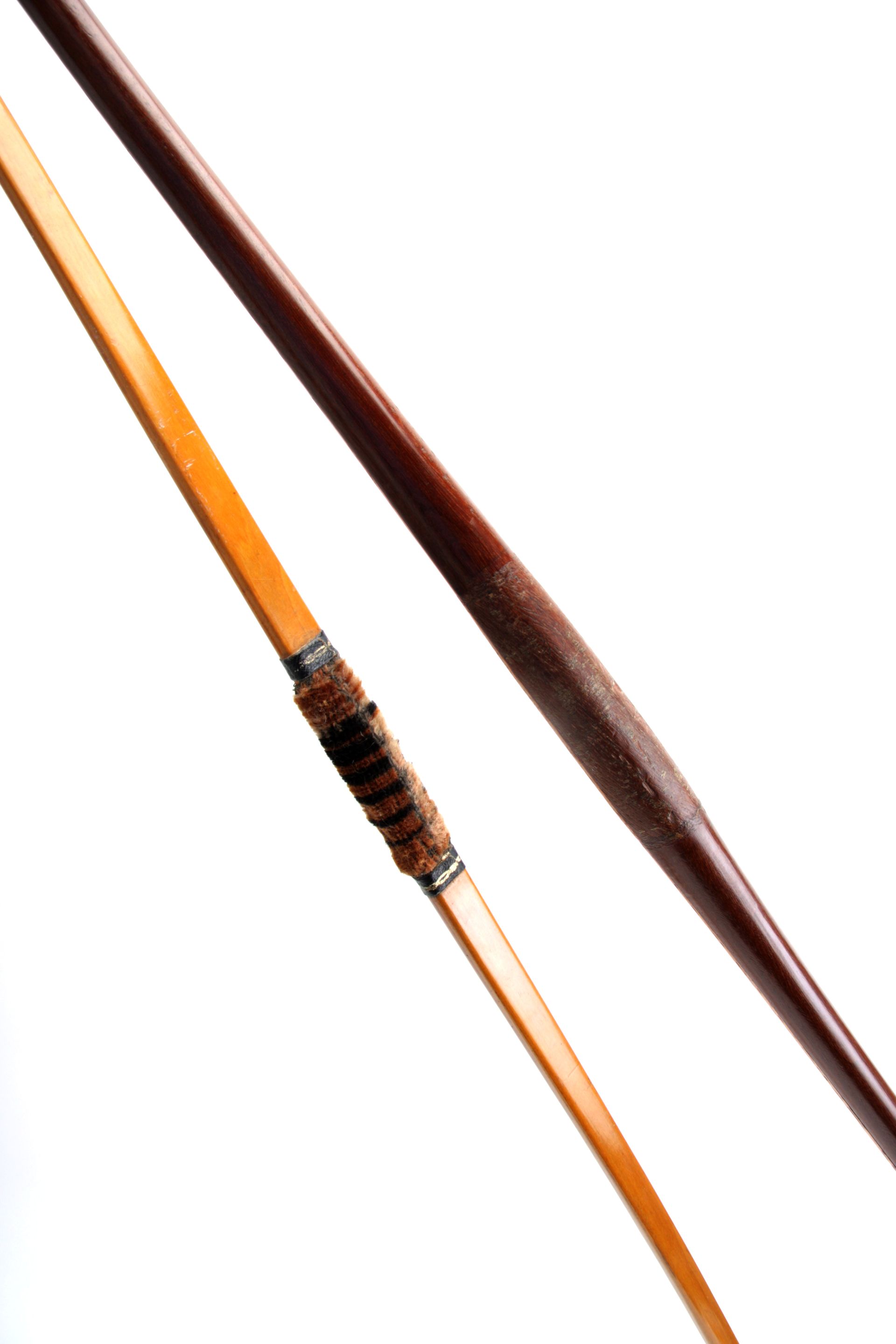 Bonhams : A 19th century yew wood faced longbow stamped Buchanan