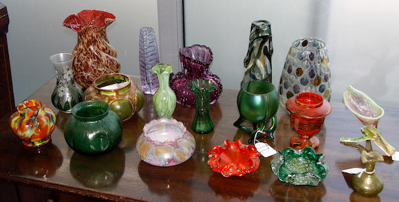 Bonhams A Large Collection Of 20th Century Coloured Glasswares