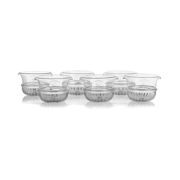 Bonhams A Set Of Six Engraved Armorial Finger Bowls Circa 1830