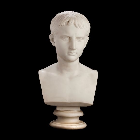 Bonhams : A mid-19th century marble portrait bust