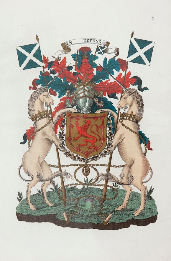 Bonhams : LYNDSAY (DAVID) Facsimile of an Ancient Heraldic Manuscript ...