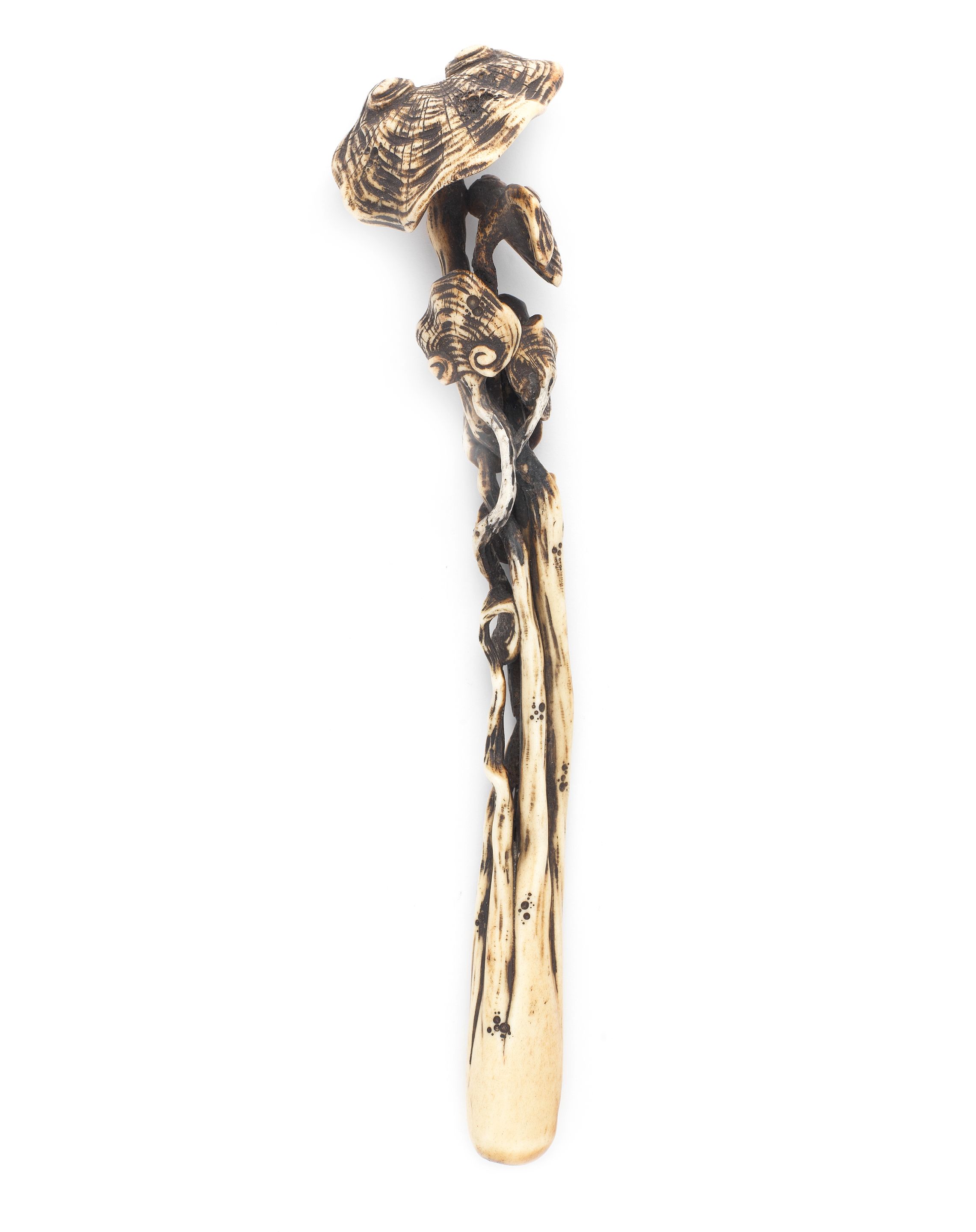 Bonhams : A Japanese stag antler sceptre 19th century