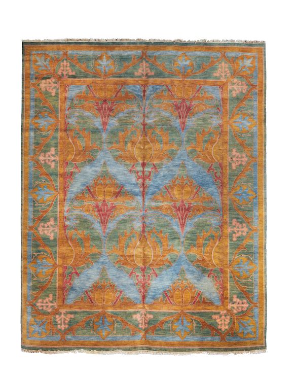 Bonhams : A C.F.A. Voysey design carpet, 301cm x 247cm