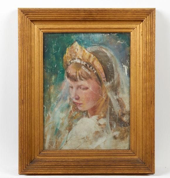 Bonhams : Edith Grace Wheatley (British, 1888-1970) The Bridesmaid