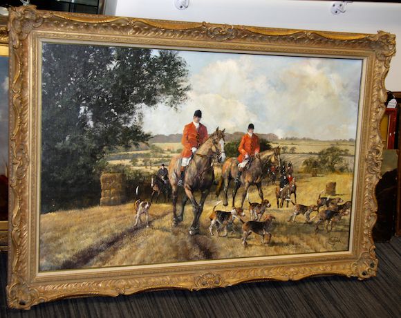 Bonhams : Clive Madgwick (British, 1934-2005) The Hunt