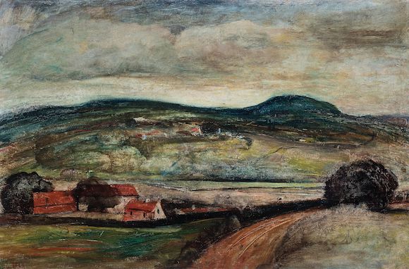 Bonhams : Lloyd Rees (1895-1988) Gerringong Landscape c.1947