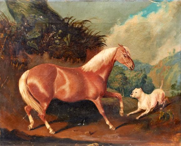 Bonhams : Joseph (of Worcester) Dunn (British, 1806-1860) A hunter and ...