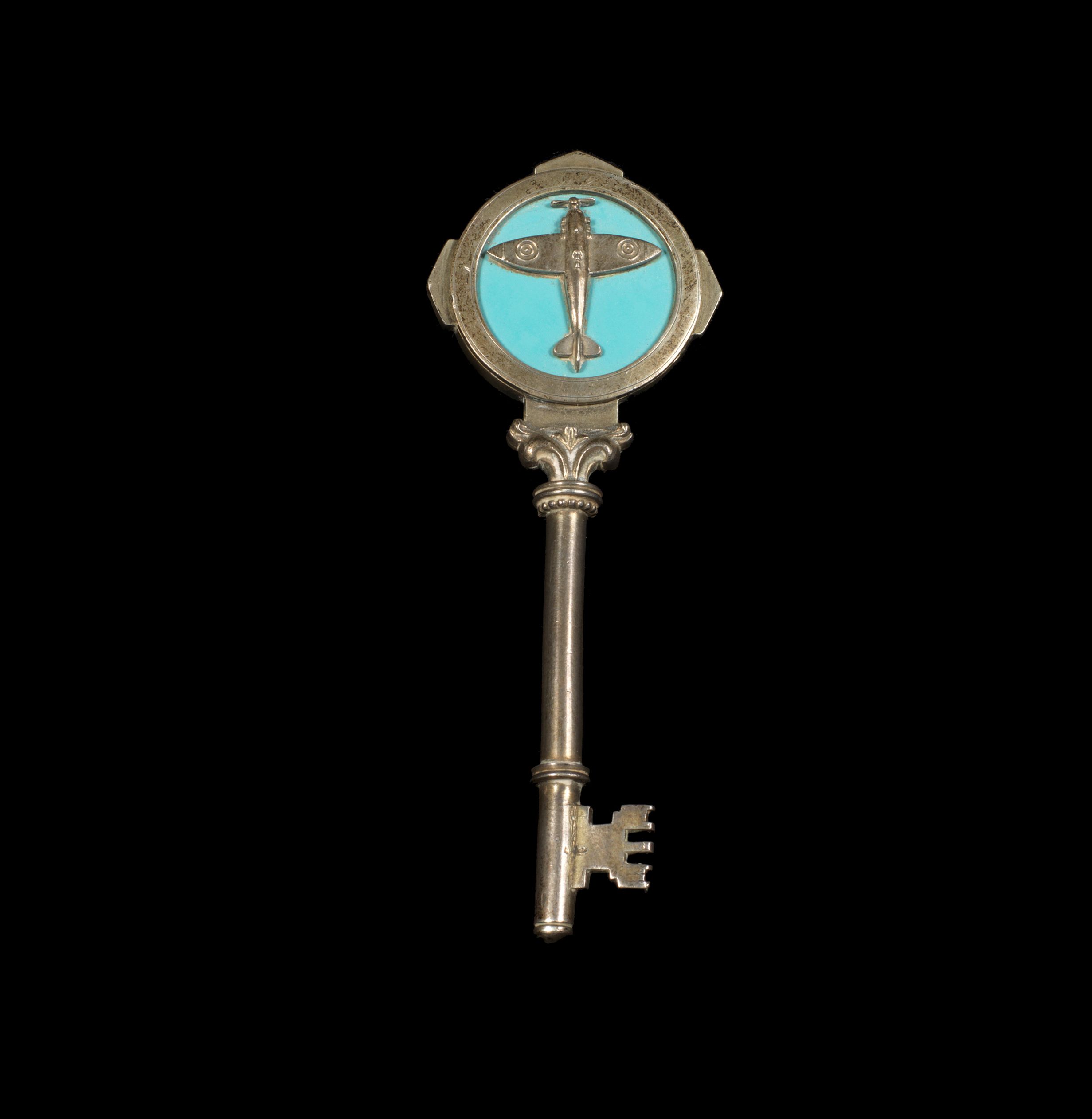 Bonhams Cars : A sterling silver ceremonial key presented to Douglas ...