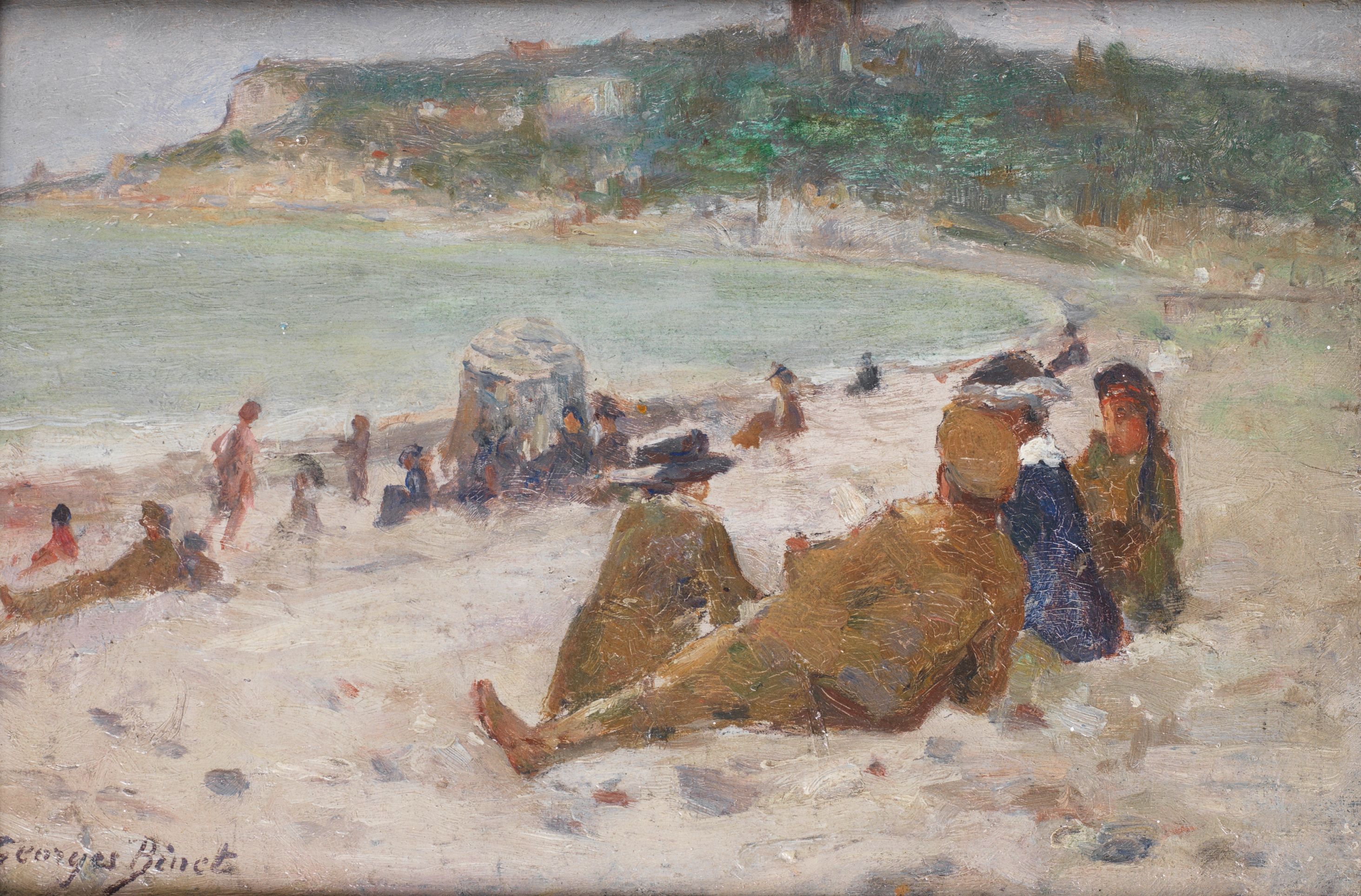 Bonhams : Georges Jules Ernest Binet (French, 1865-1949) La Plage