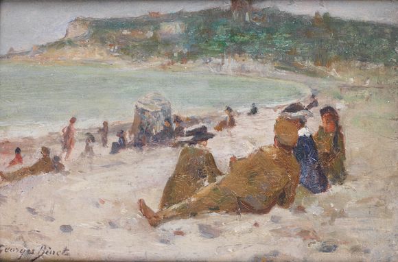 Bonhams : Georges Jules Ernest Binet (French, 1865-1949) La Plage