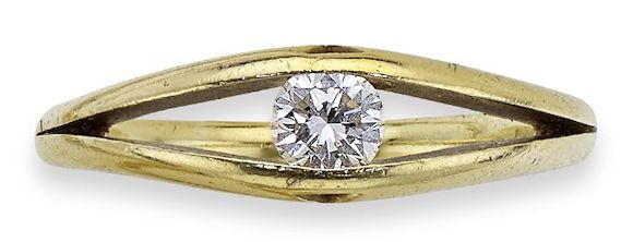 Bonhams : A diamond single-stone ring, by Paul Spurgeon