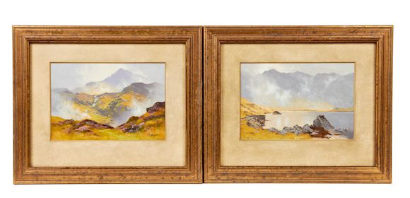 Bonhams : Alfred Oliver (British, active 1886-1921) Llyn Ogwen, and ...