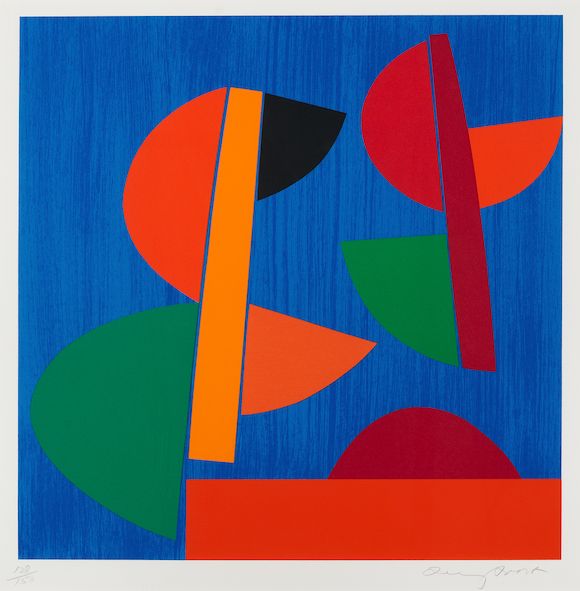 Bonhams : Sir Terry Frost R.A. (British, 1915-2003) Swing Red Newlyn ...