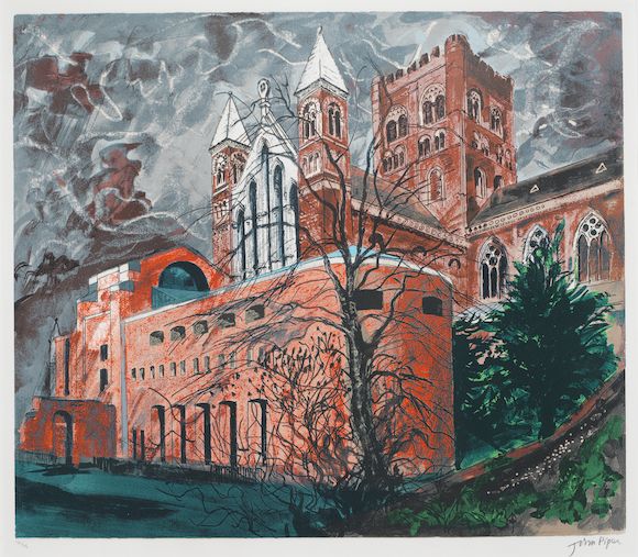 Bonhams : John Piper CH (British, 1903-1992) St Albans Screenprint in ...
