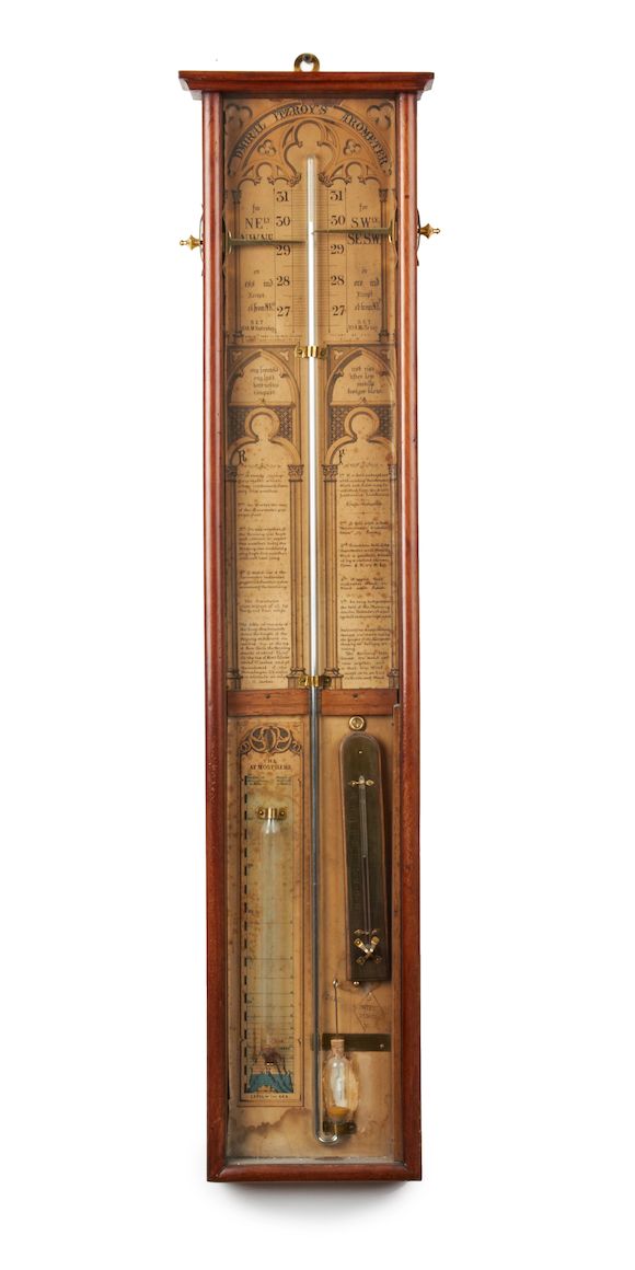 Bonhams : A 19th century Admiral Fitzroy barometer J.W. No. 2015 ...