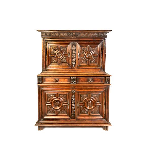 Bonhams : A French late 16th/early 17th century and later, walnut, oak ...