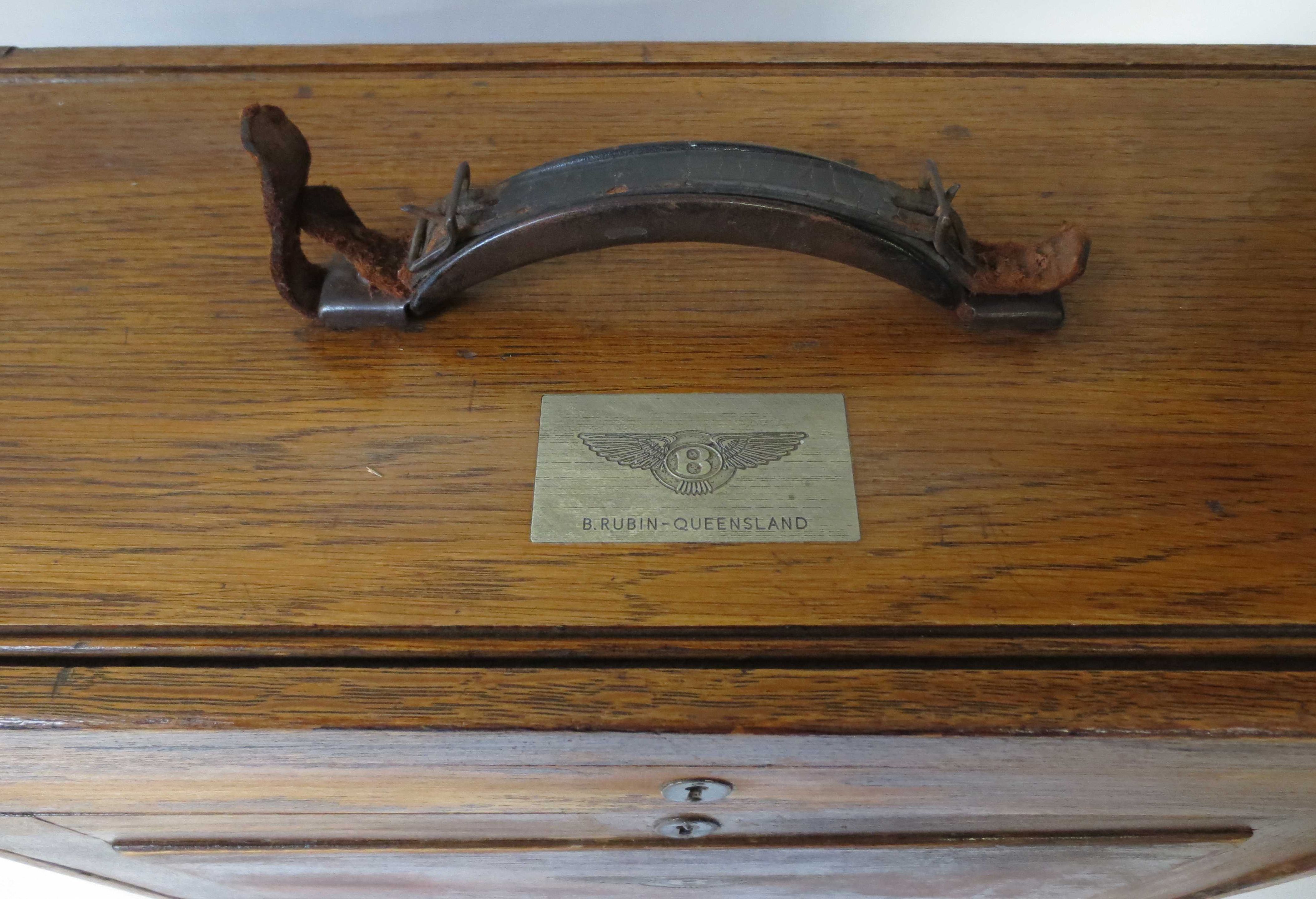 Bonhams Cars : Bernard Rubin's Bentley tool box,