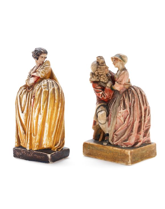 Bonhams : Agatha Walker a Rare Set of Five Beggar's Opera Figures in ...