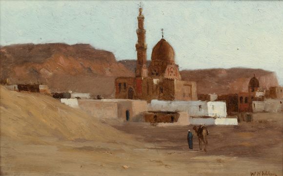 Bonhams : William Heath Wilson (British, 1849-1927) Tomb at the Mosque ...