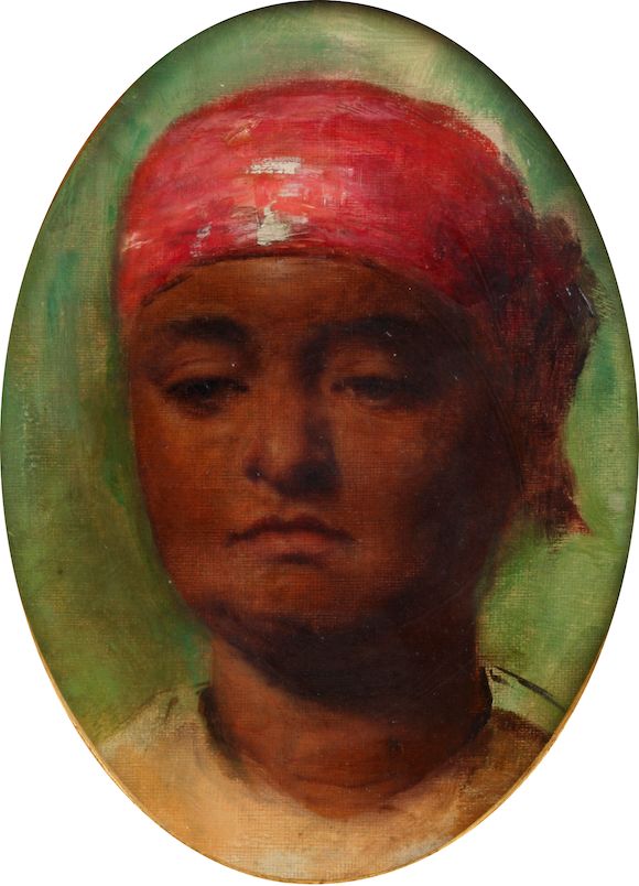 Bonhams : Robert Gavin, RSA (British, 1827-1883) Head of a Creole Woman