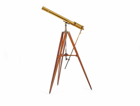 Bonhams A Banks And Co 3 Inch Brass Refracting Telescope On Stand