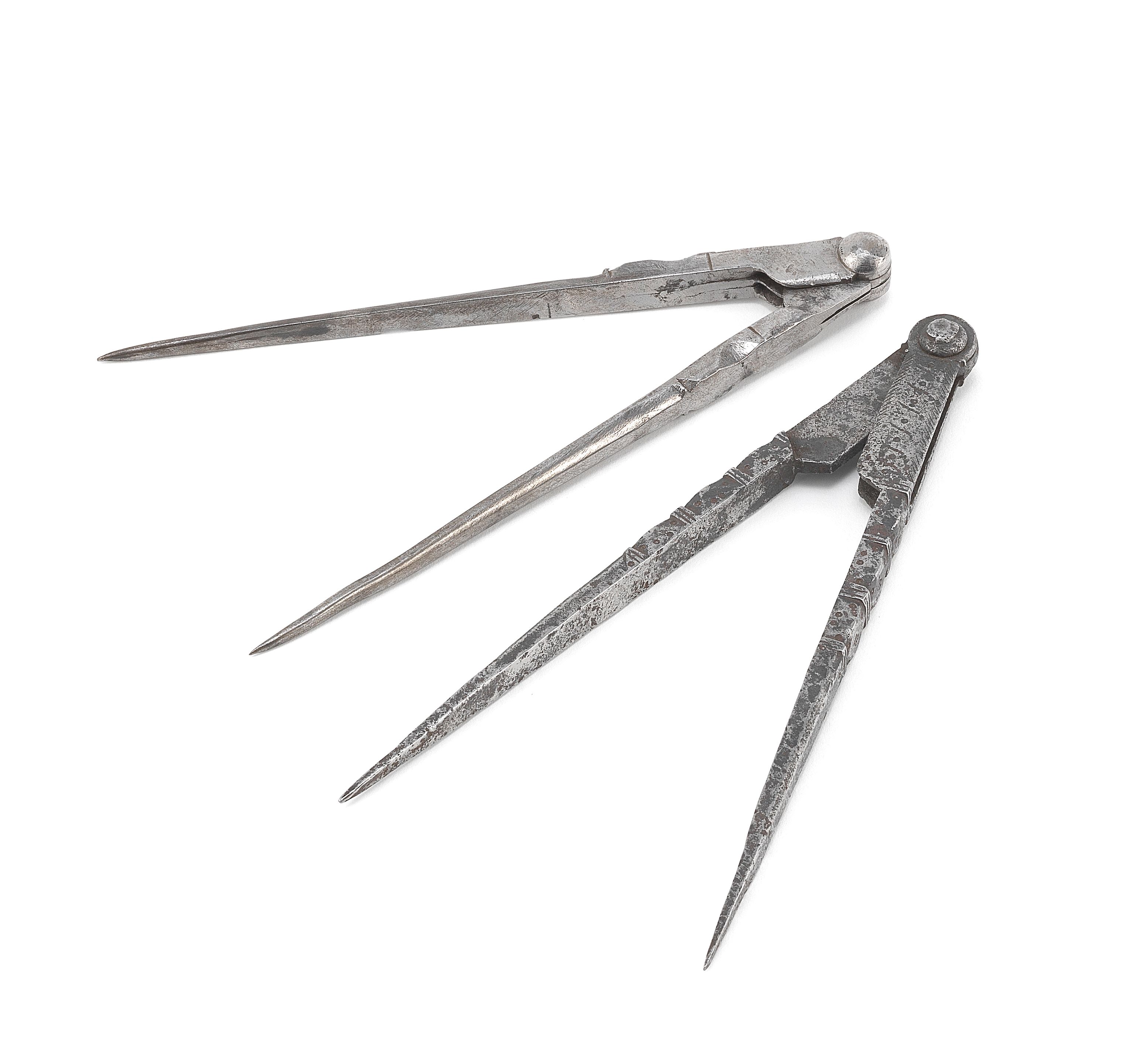 Bonhams : Two iron dividers 17th century, (2)