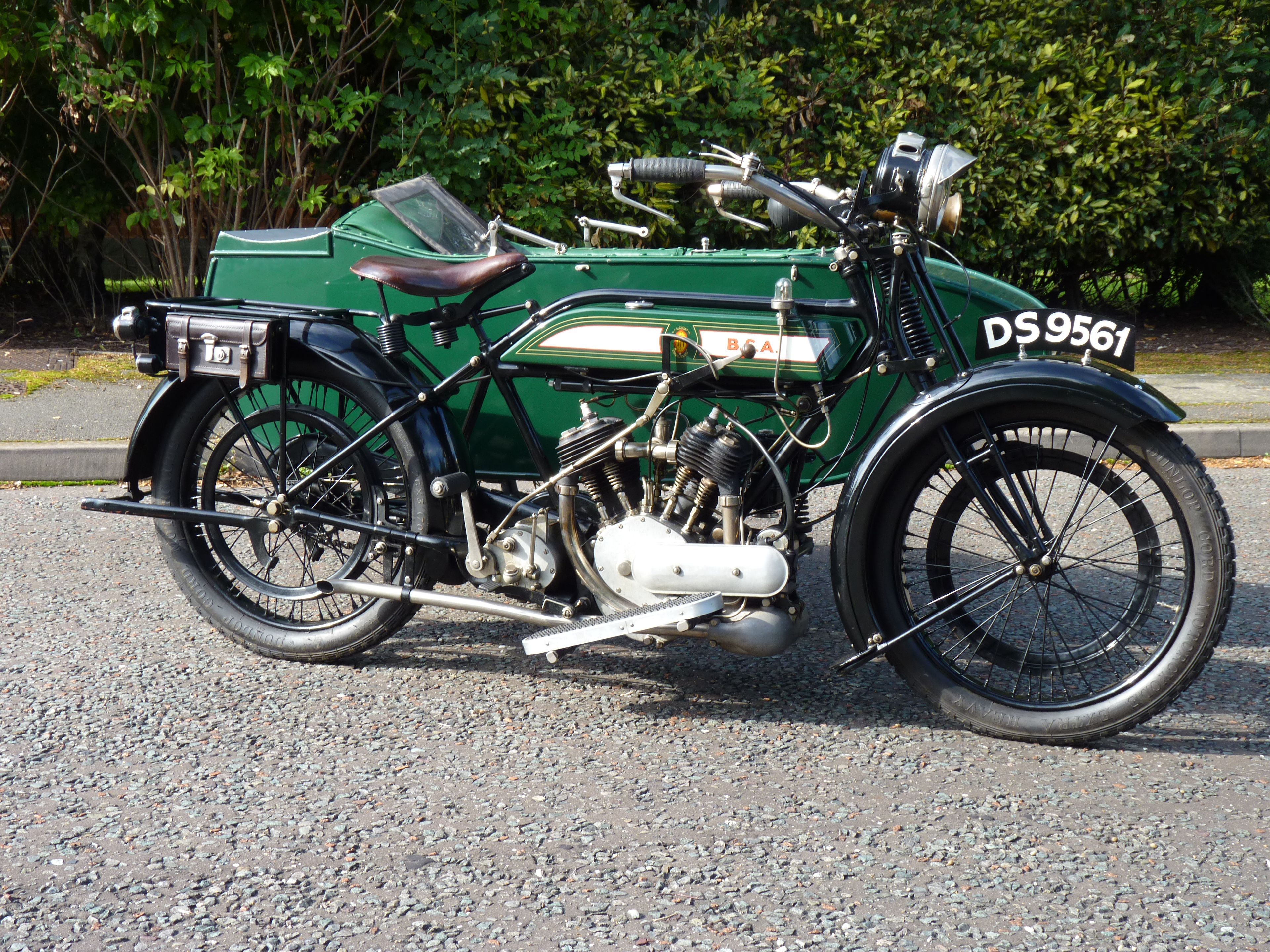 Bonhams Cars : 1923 BSA 770cc Model E Frame no. A1792 Engine no. 6646
