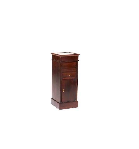 Bonhams : A North European 19th century mahogany night table