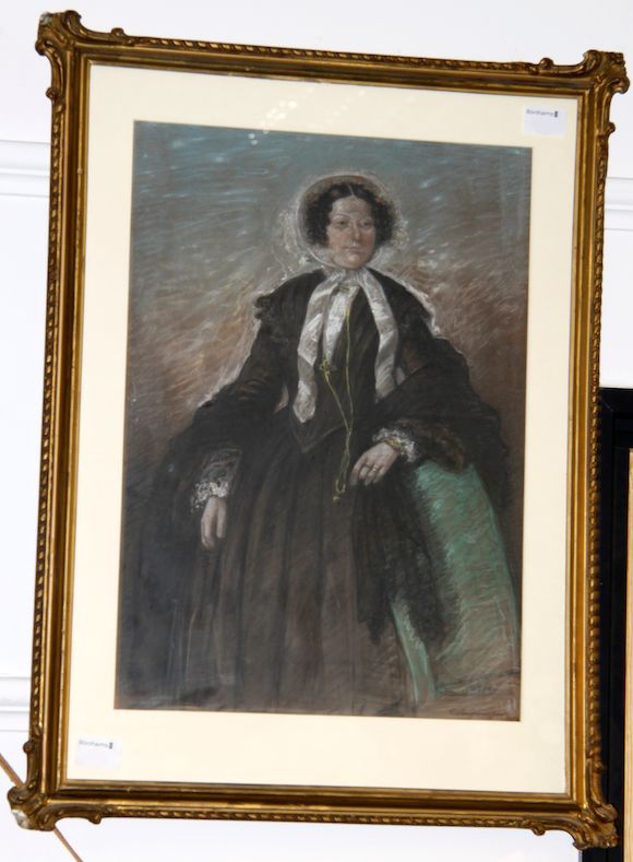 Bonhams : C. Langlois Jnr. (British, active 1839-1849) Portrait of a ...