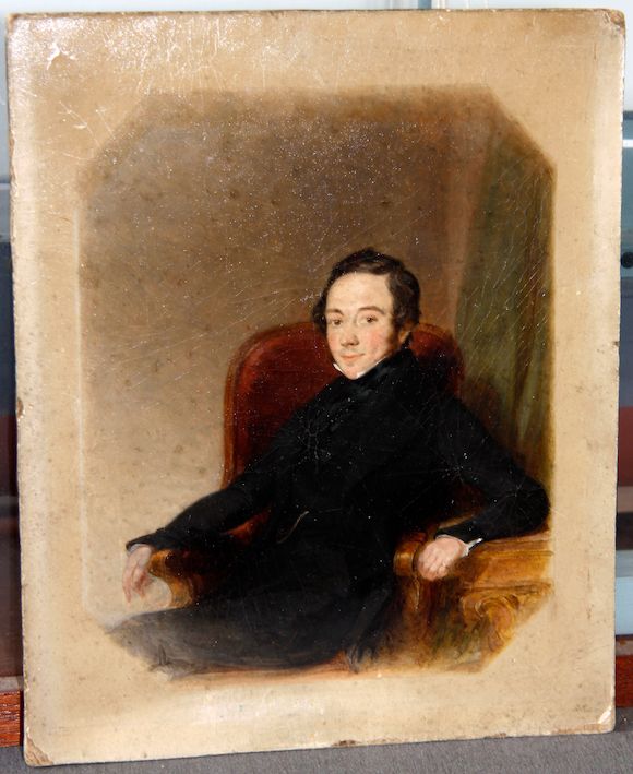 Bonhams : English School, circa 1840 Portrait of a gentleman, thought ...