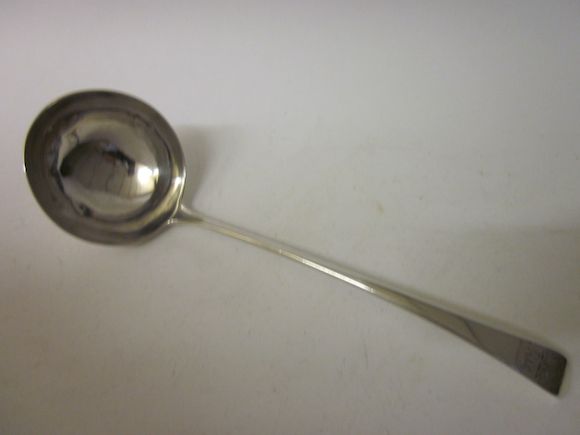 Bonhams : A George III silver Old English pattern soup ladle, Thomas ...