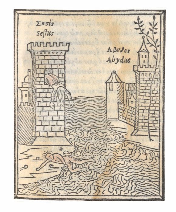 Bonhams : MUSAEUS Opusculum de Herone & Leandro, [colophon:] Venice ...