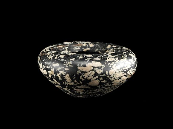 Bonhams : An Egyptian andesite porphyry jar