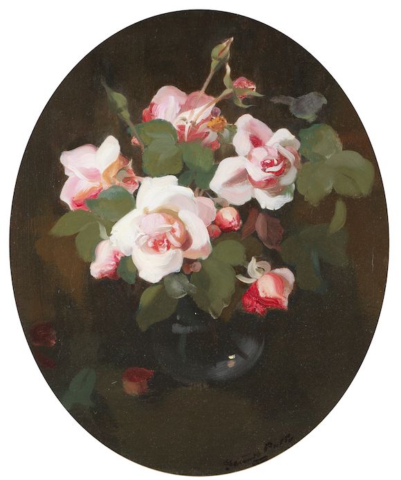 Bonhams : James Stuart Park (British, 1862-1933) Pink roses