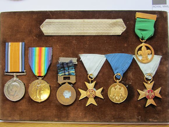Bonhams : Group to Honourable E.Cameron-Corbett, Voluntar Aid Detachment,