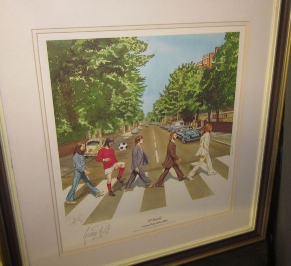 Bonhams : 'El Beatle' George Best Limited Edition lithograph