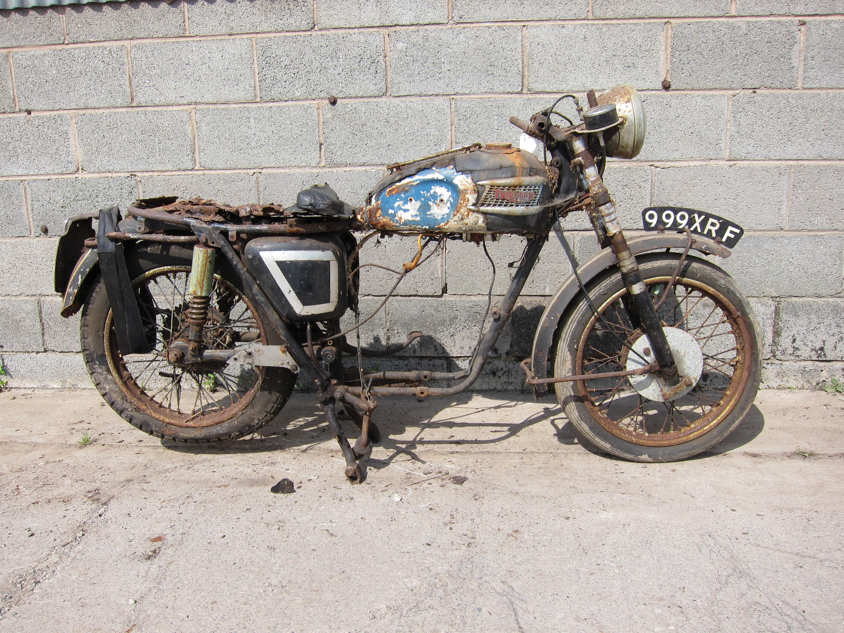 Bonhams Cars : 1959 Triumph 490cc 5TA Speed Twin Project Frame no ...